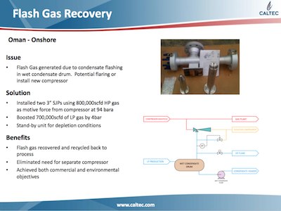 Flash Gas Recovery - Caltec Limited